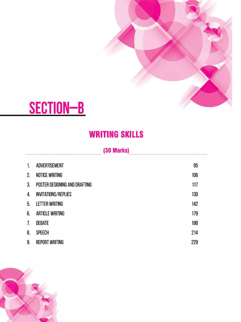 Writing Skills For Every Exam | PDF