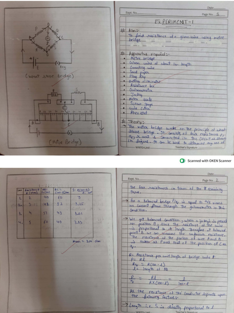 Physics Experiment | PDF