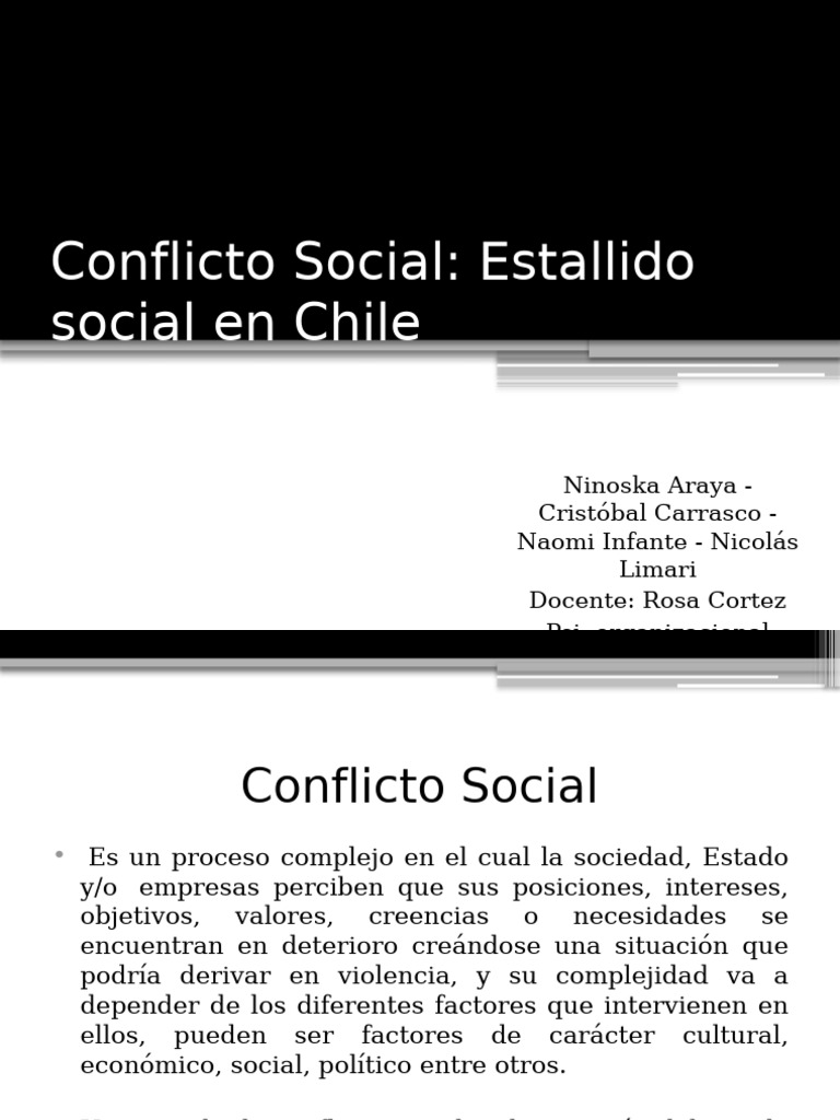 Estallido Social en Chile: Cronología 2019-2020 | PDF | Chile | Gobierno