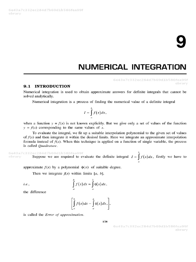 Numerical Analysis by G Shanker Rao | PDF | Fair Use | All Rights Reserved