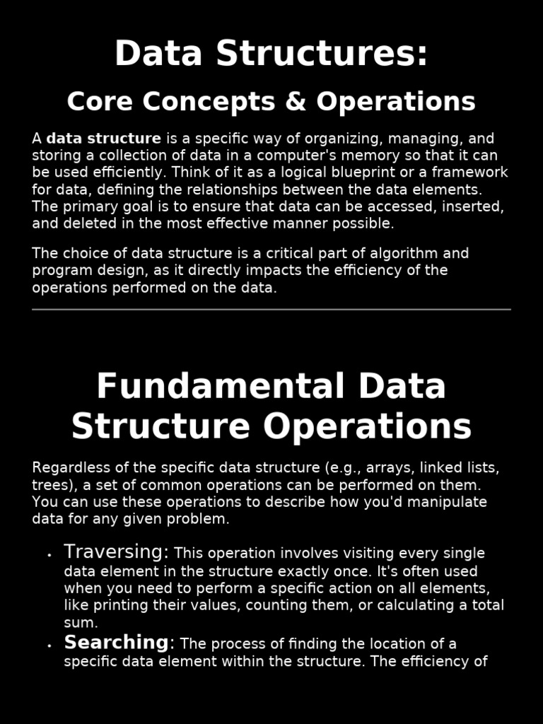 Data Structure and Algorithms Notes | PDF | Time Complexity ...