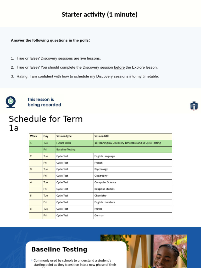 Discovery Session Scheduling Guide | PDF