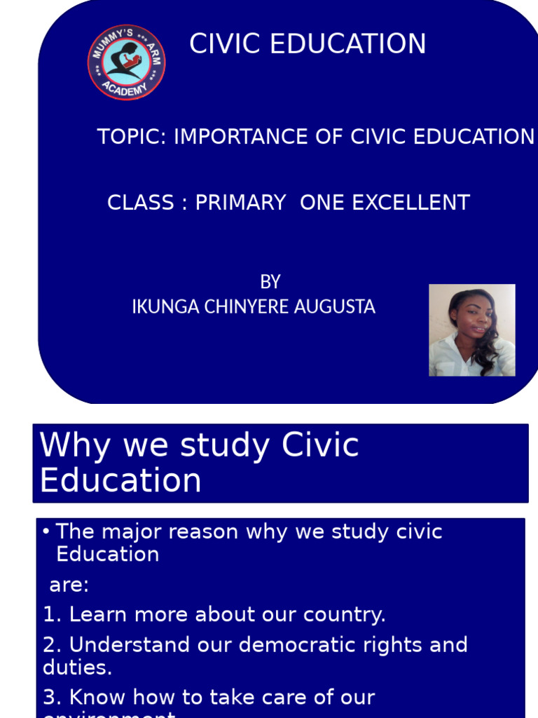 Civic Education | PDF