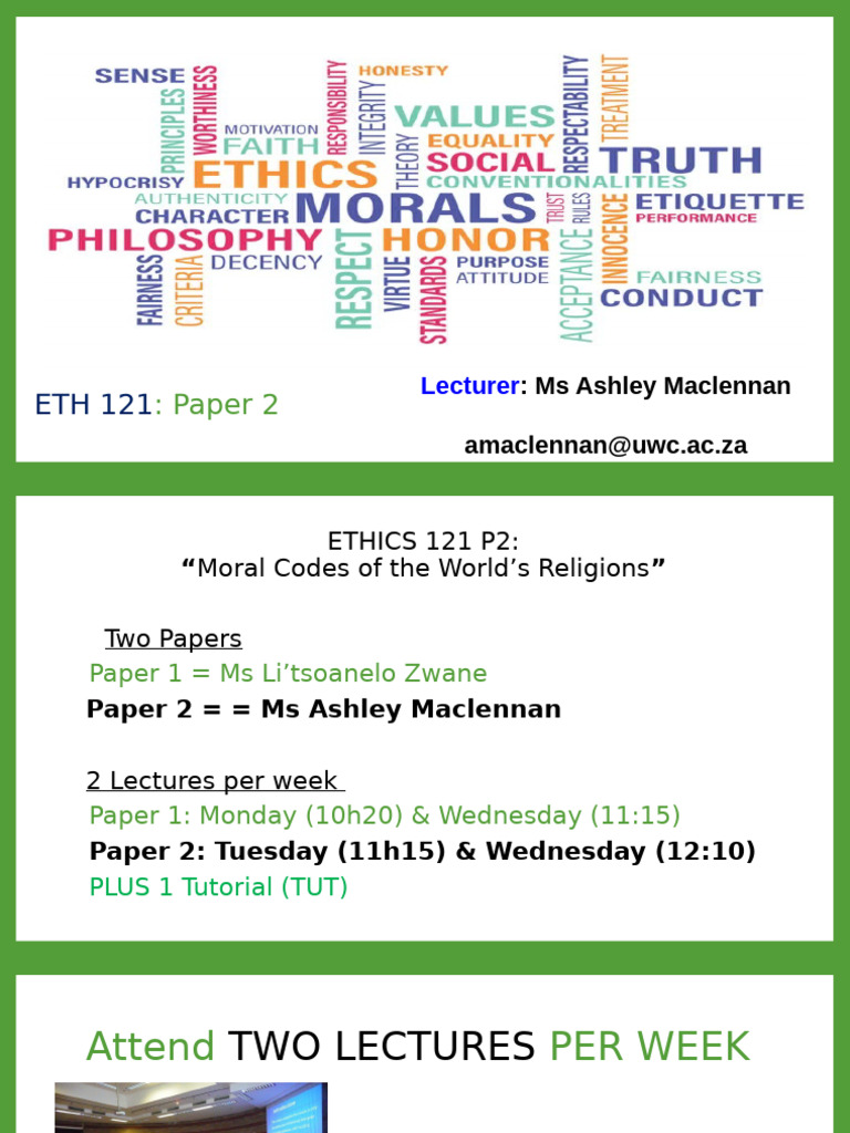 Moral Codes in World Religions Course | PDF | Spirituality