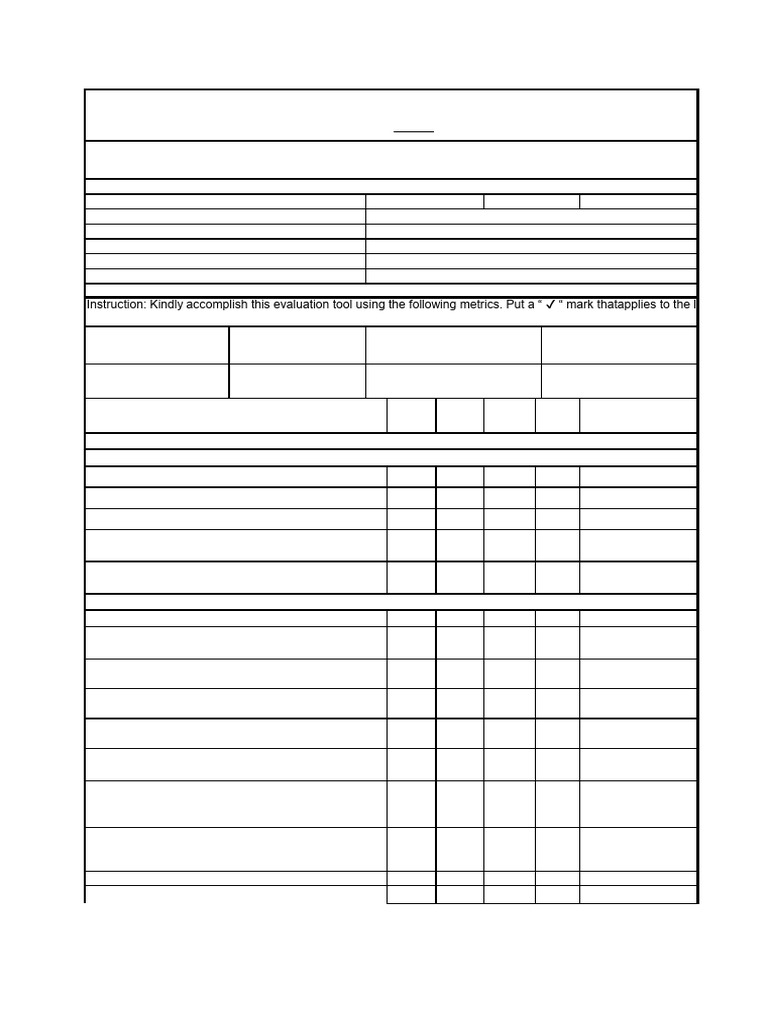 EVAL-TOOL_FORM_Computation-FINAL-COPY-1 | PDF | Employment | Social Psychology