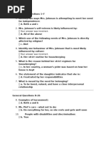 PSW Foundations Test A Answer Key | PDF