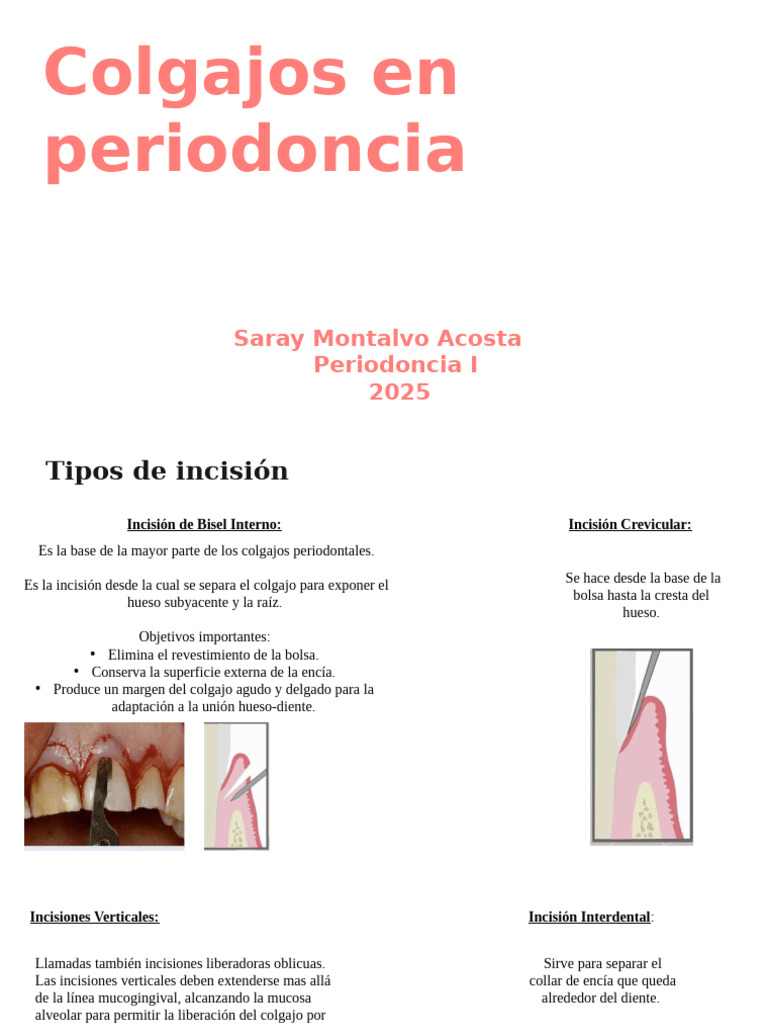 Colgajos | PDF | Periodoncia | Hueso