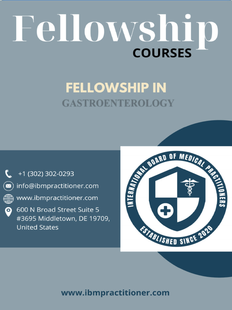 Fellowship Gastroenterology | PDF | Liver | Cirrhosis