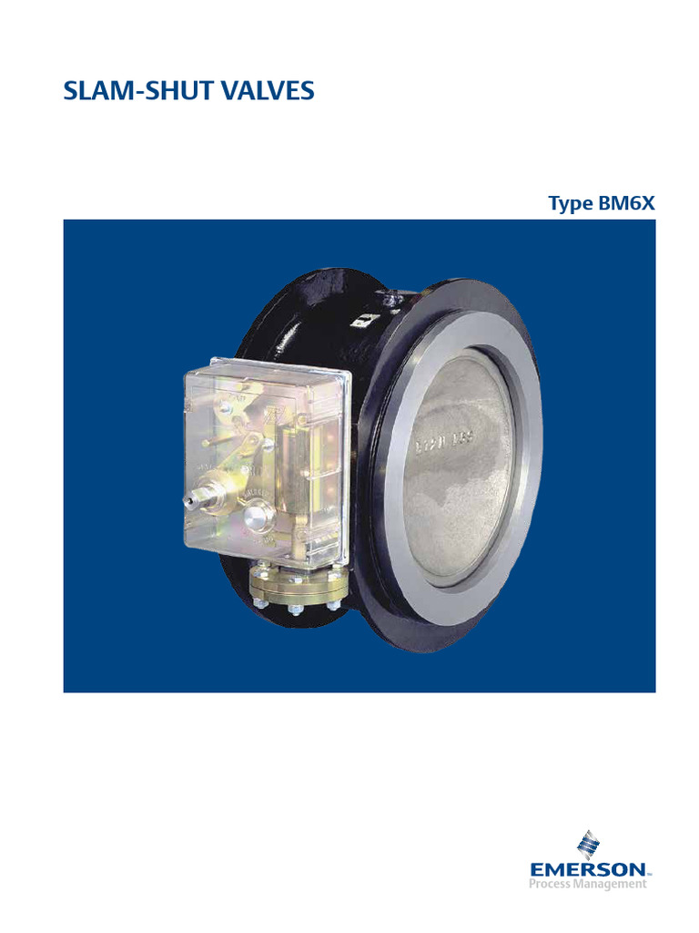 Product Bulletin Bm6x Slam Shut Valves Bulletin Tartarini en 134786 ...