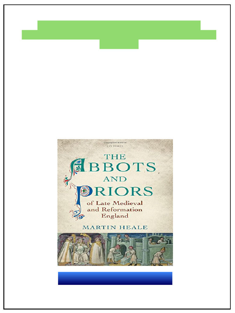 The Abbots and Priors of Late Medieval and Reformation England 1st ...