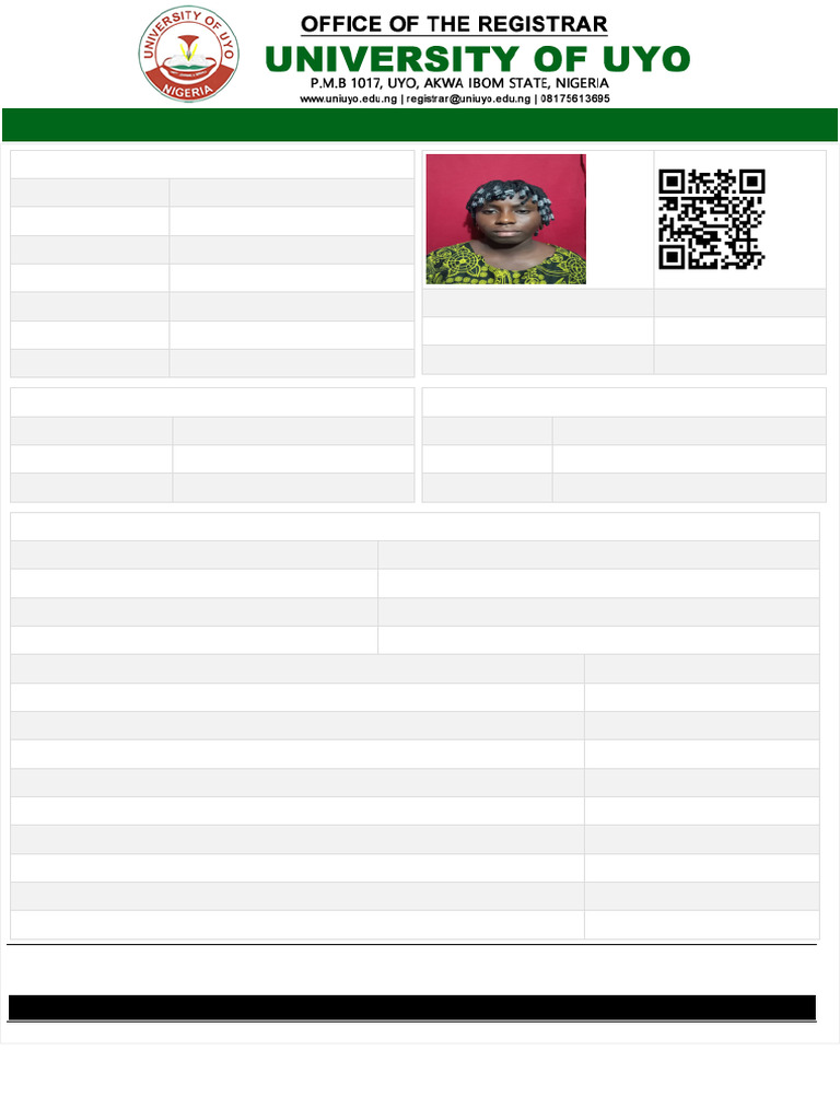 2025/2026 Post-UTME Application Form | PDF | Science