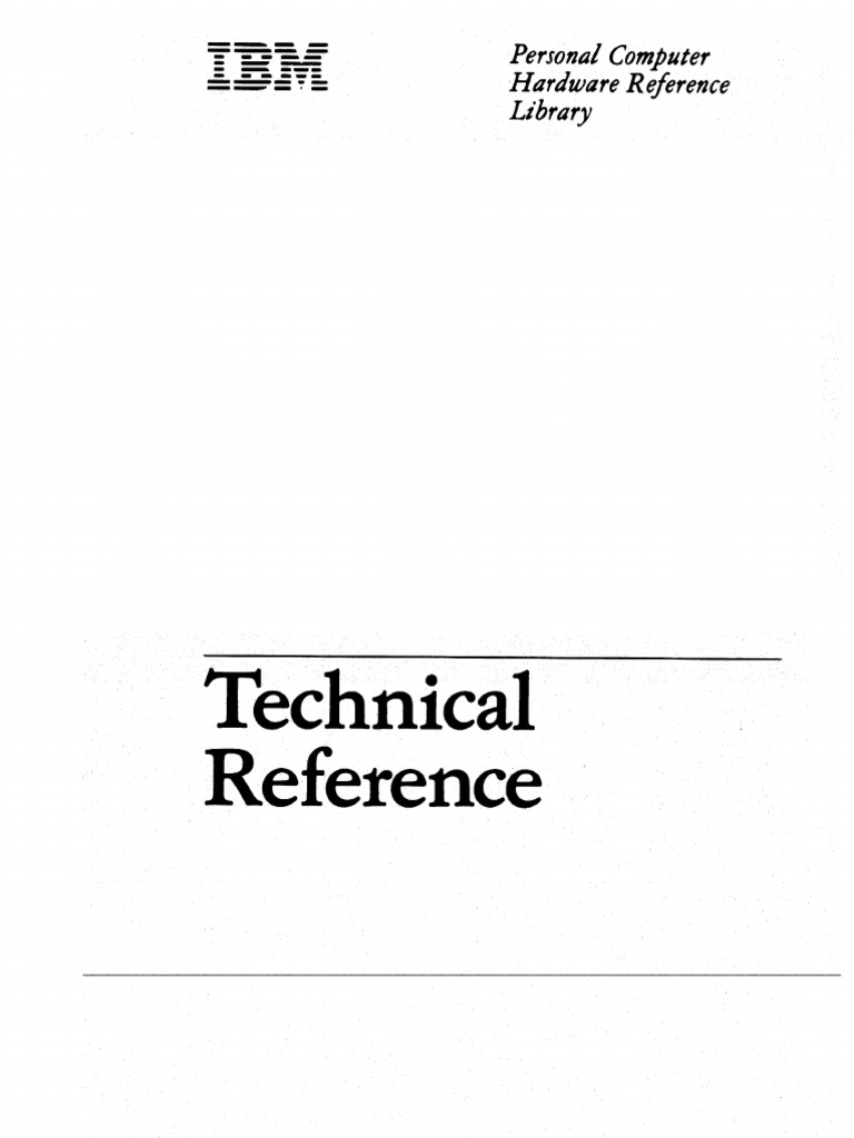 PC AT Technical Reference Mar84 | PDF | Bios | Computer Keyboard