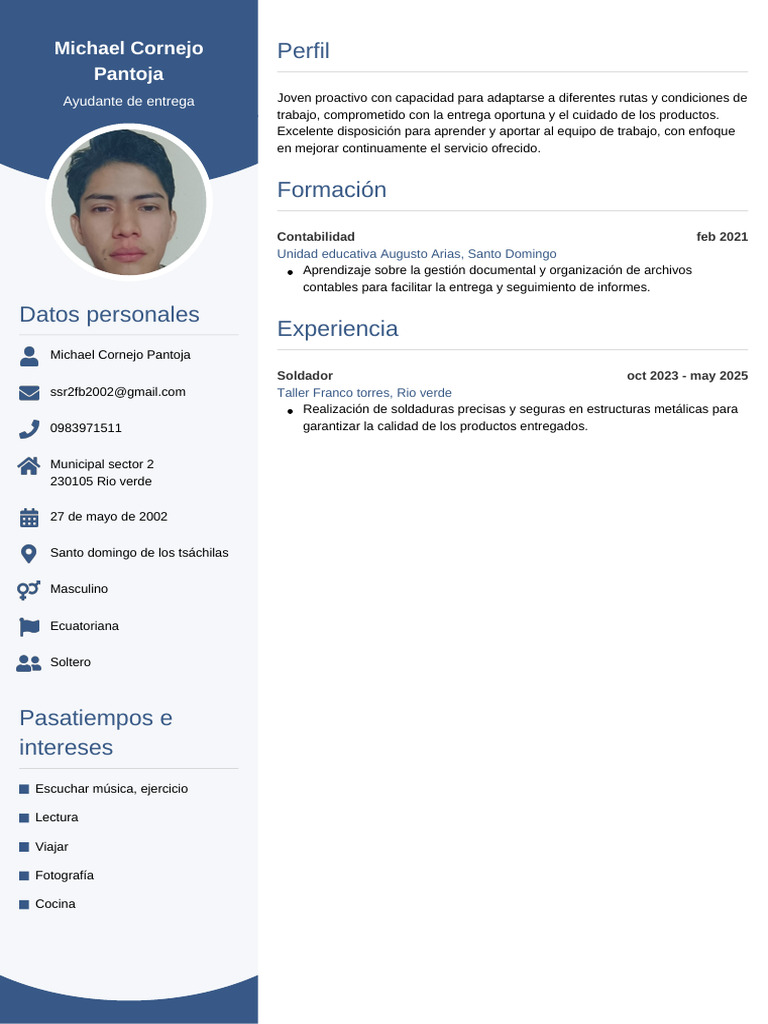 CV Michael Cornejo Pantoja 28-08-2025 17-40-58 | PDF