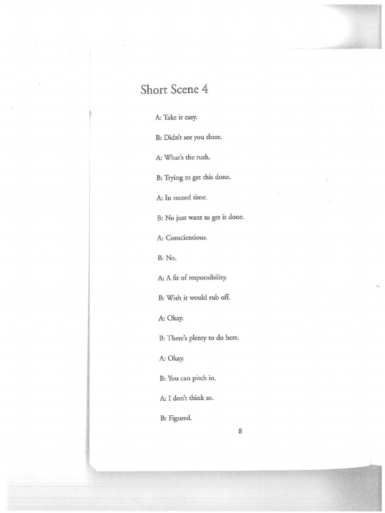 Short Scene 4 | PDF