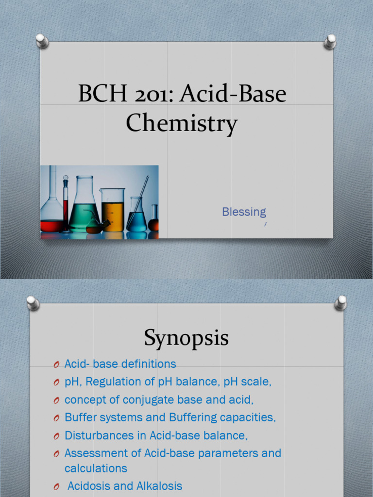 1.Acid Base Chemistry | PDF | Acid | Buffer Solution
