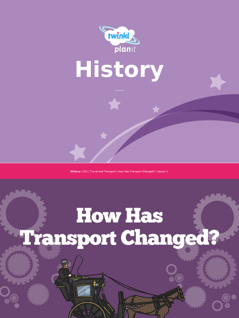 Evolution of Transport Through Time | PDF | Train | Transport