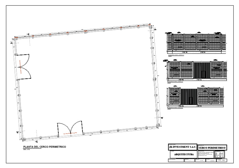 Cerco surquillo-ARQ. CERCO | PDF