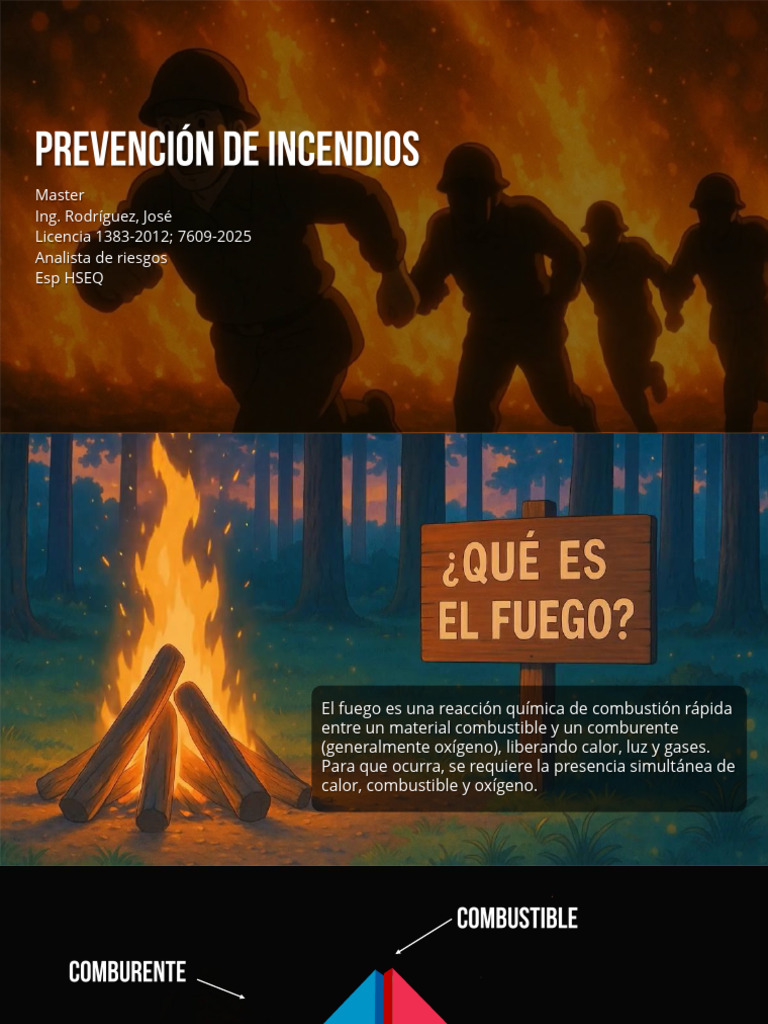 Prevención de Incendios (Animada) | PDF | Combustión | Combustibles