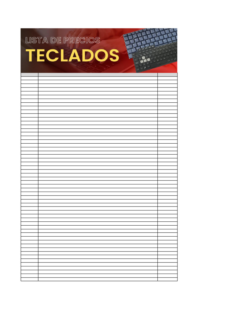 Lista de Precios Teclados | PDF | Computadoras personales | Computación personal