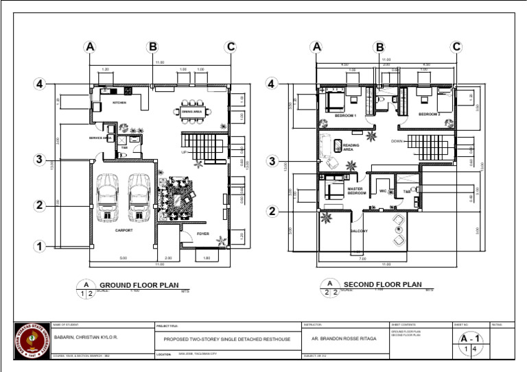 BSAR 3B2 - Babarin, Christian Kylo R. - Plate No.1 | PDF