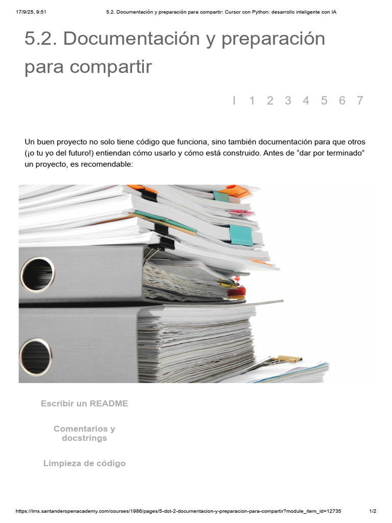 5.2. Documentación y Preparación para Compartir - Cursor Con Python - Desarrollo Inteligente Con ...