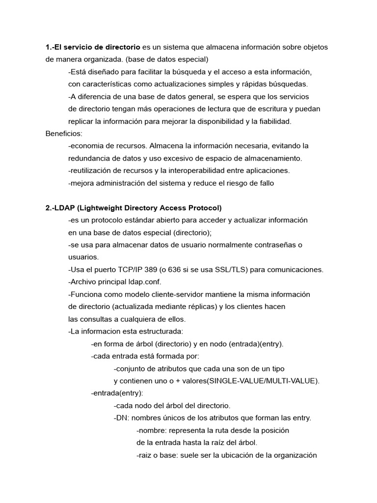 Ldap | PDF | Protocolos de comunicaciones | Internet