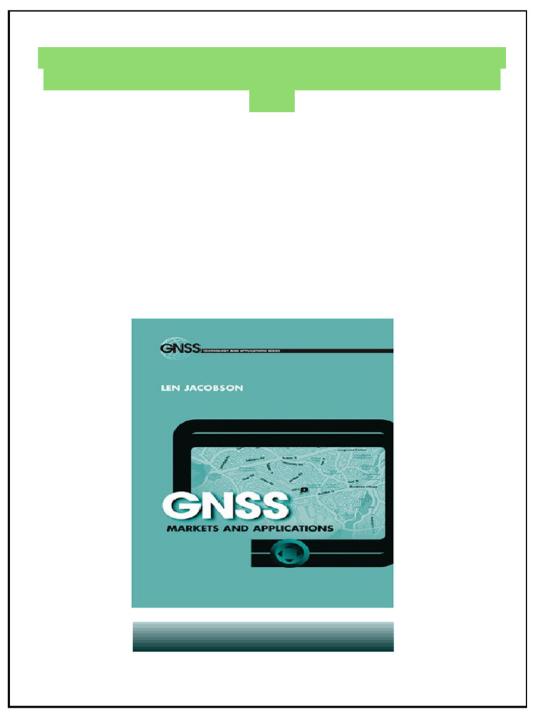 GNSS Markets and Applications GNSS Technology and Applications 1st ...