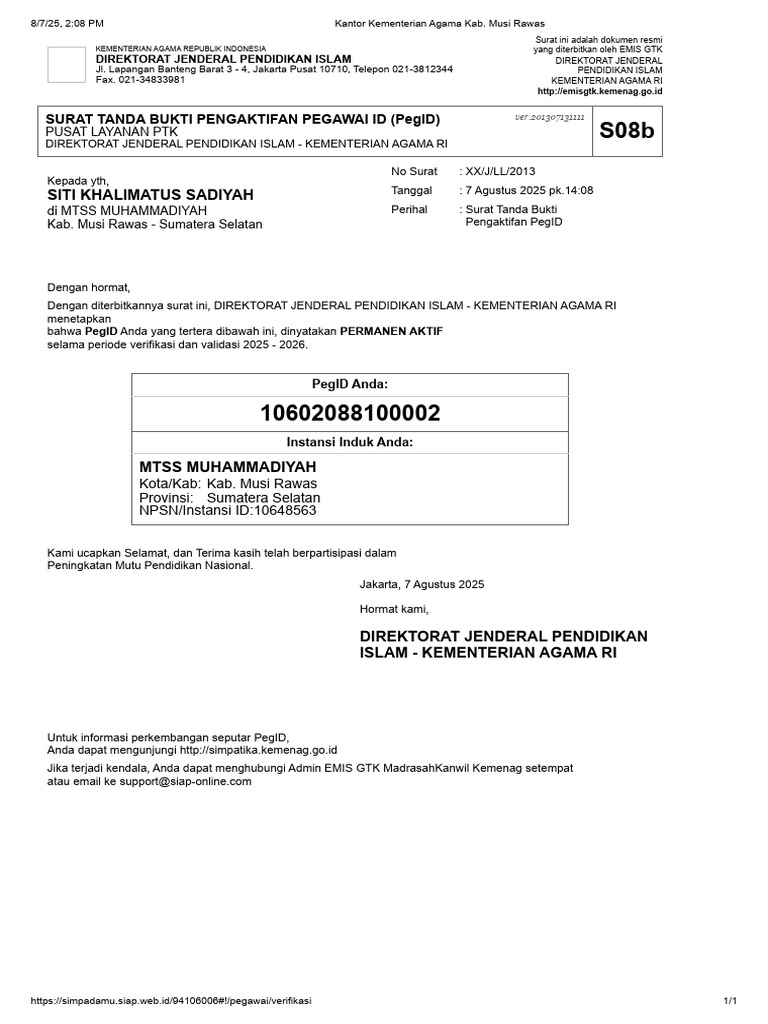 Siti Khalimatus Sadiyah s08b | PDF