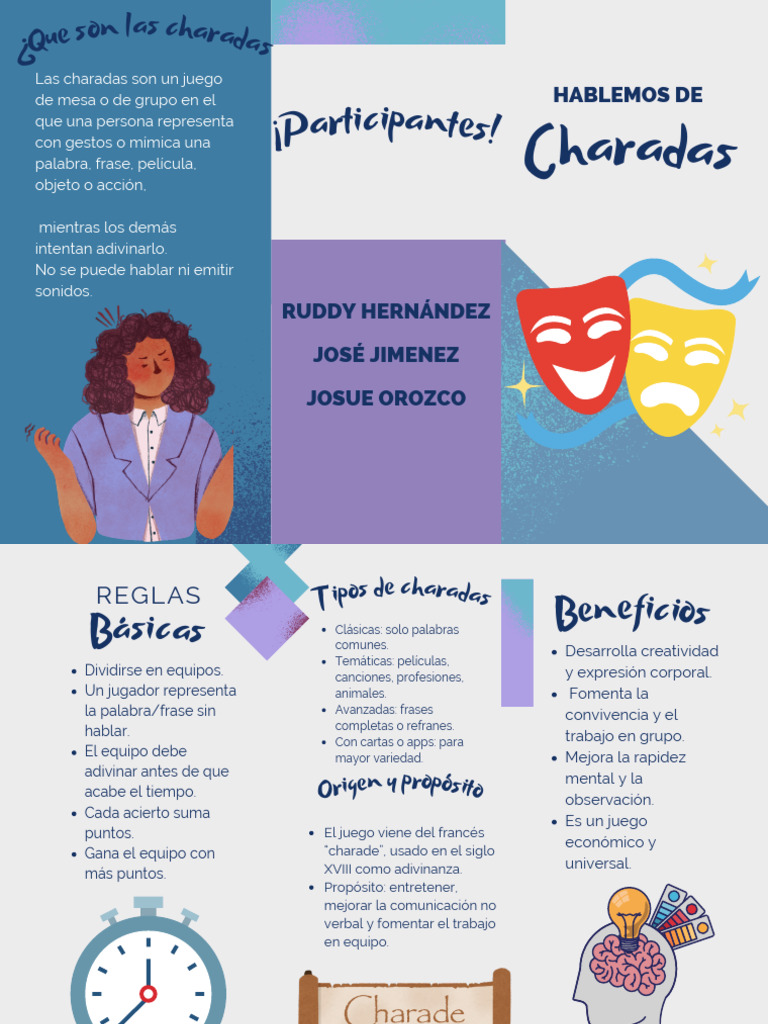 Tríptico Salud Mental Angustia Ilustrado Textura Azul | PDF