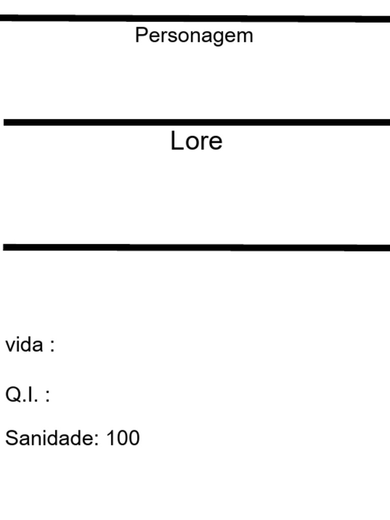 Ficha Phasmophobia Model | PDF