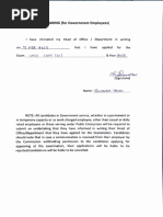 Government Employee Undertaking Form | PDF