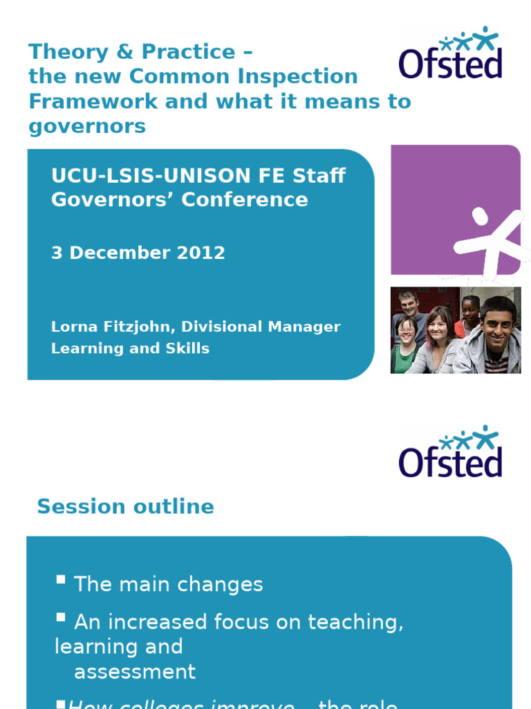 New Common Inspection Framework for Governors | PDF | Governance ...