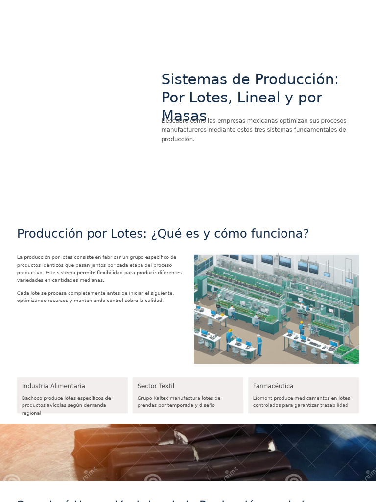 2 Sistemas de Produccion Por Lotes Lineal y Por Masas | PDF | Mercado ...