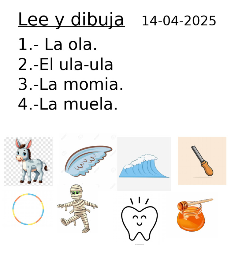 Lee y Dibuja 14-04-2025 | PDF