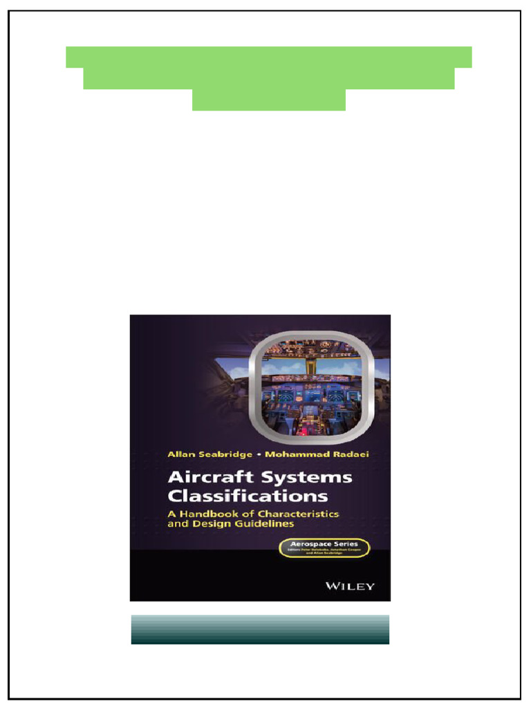 Aircraft Systems Classifications: A Handbook of Characteristics and ...