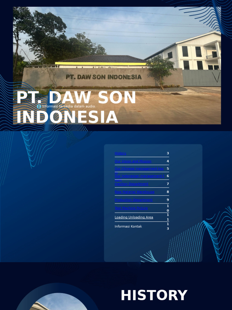 Company Profile PT Daw Son Indonesia (Autosaved) | PDF