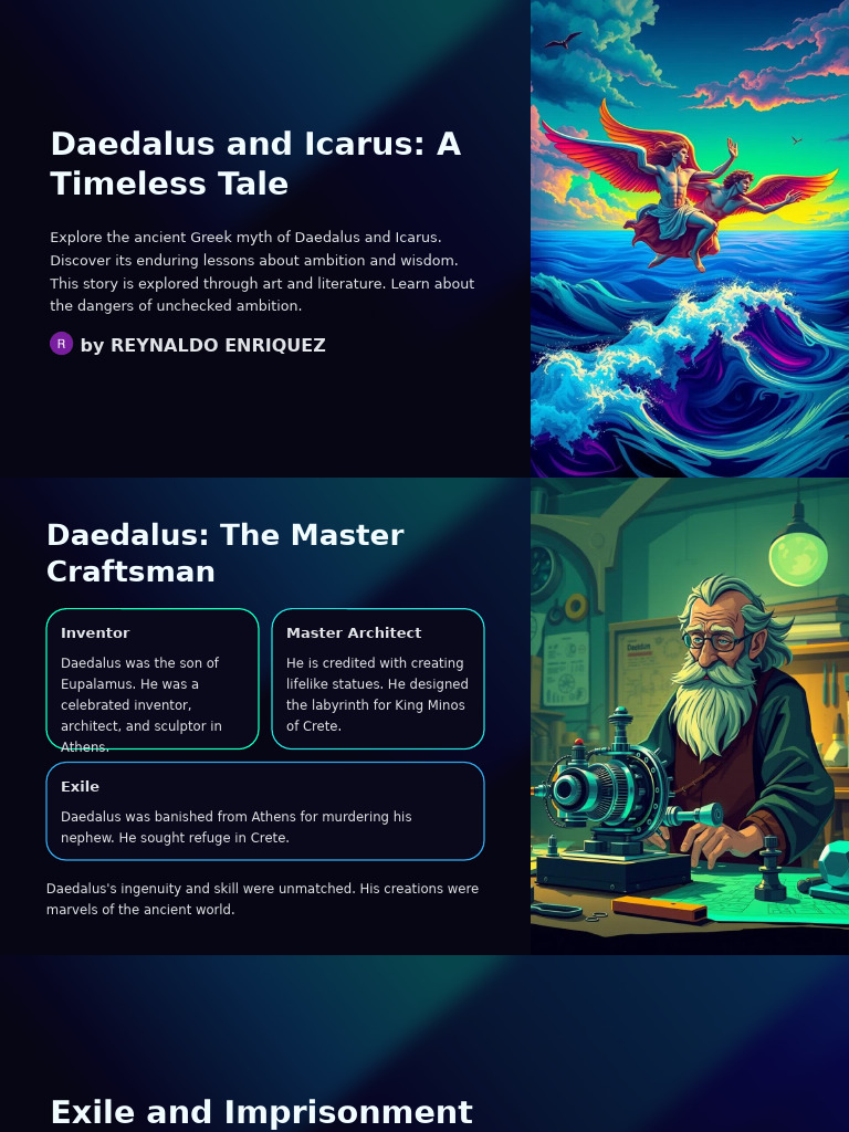 Daedalus and Icarus: Lessons in Ambition | PDF