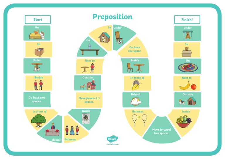 Preposition Board Game | PDF