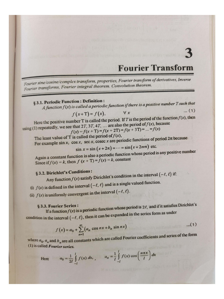 Fourier Transform | PDF