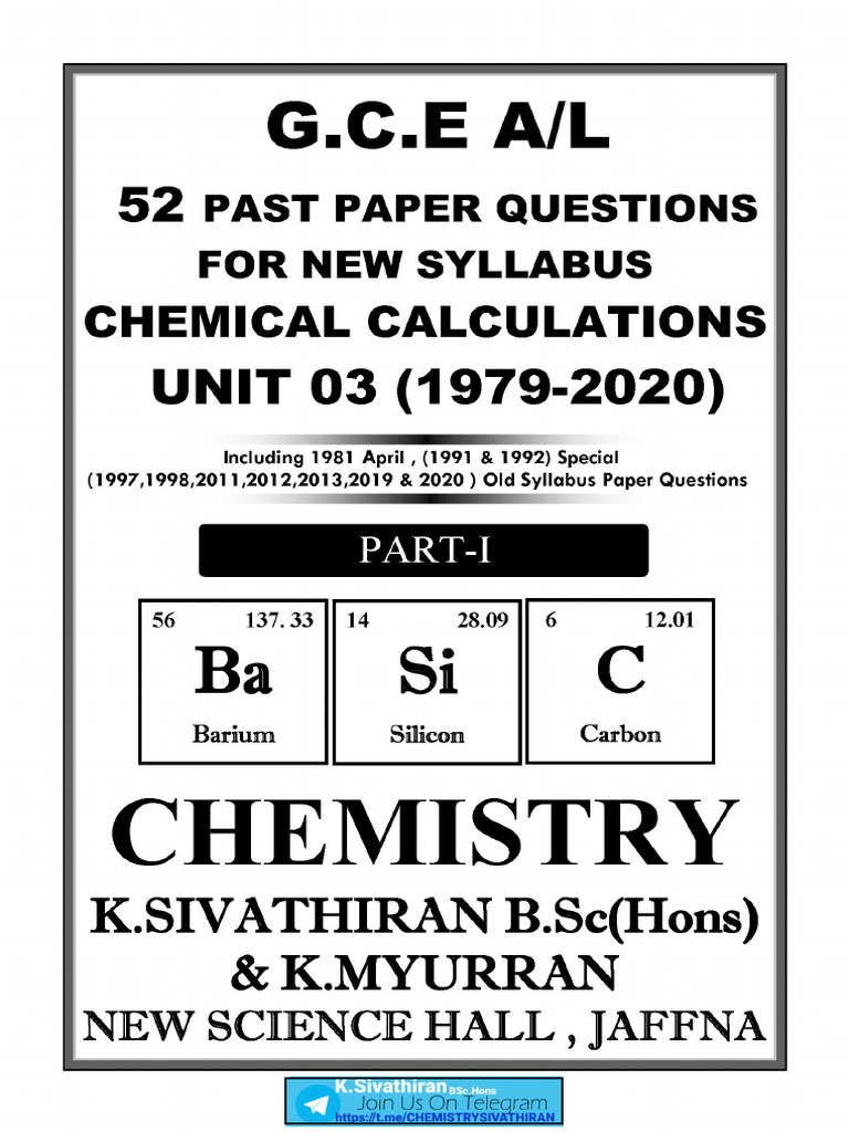 Sivath & Mayu Unit 3 Calcu Mcq | PDF