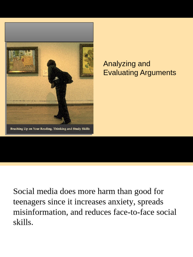 Evaluating Arguments | PDF | Argument | Fallacy