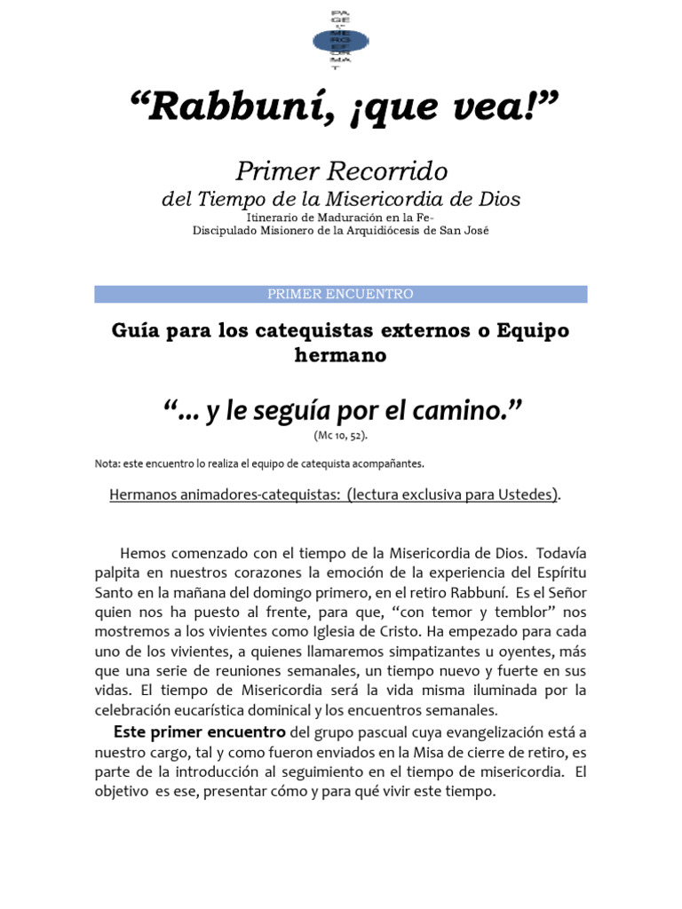 rabuni | PDF | espíritu Santo | Cristo (título)