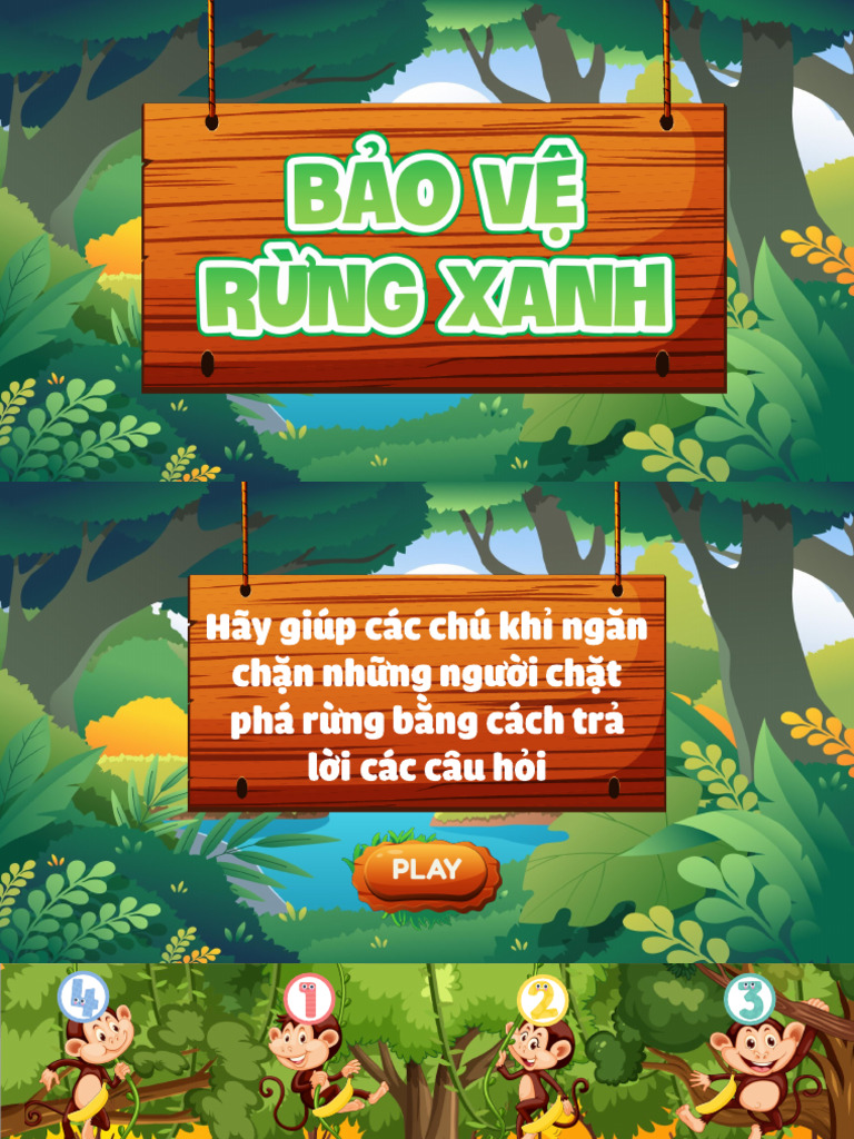 Game Bảo Vệ Rừng Xanh - Windedu | PDF