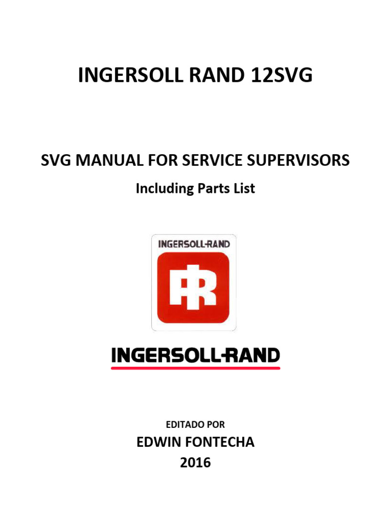 SVG Manual For Service Supervisors | PDF