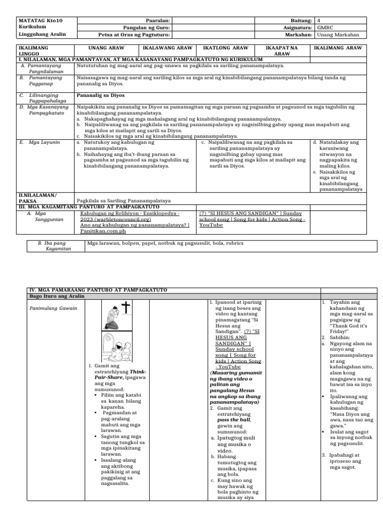 GMRC4 Q1 Week5 | PDF