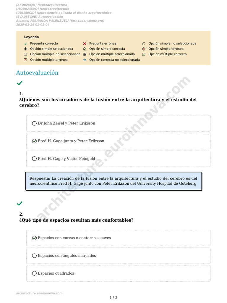 (EVA085G9B) Neurociencia Aplicad - (FERNANDA VALENZUELA (Fernanda ...