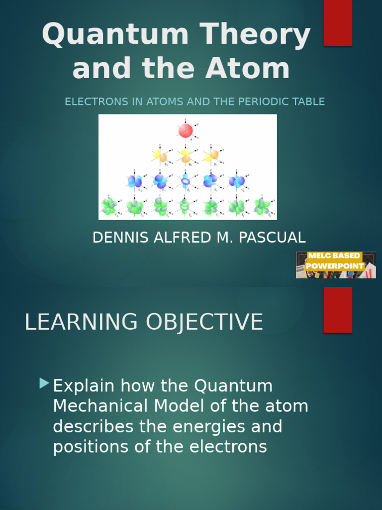 G9 Science Q2- Week 1- Quantum | PDF | Atomic Orbital | Atoms