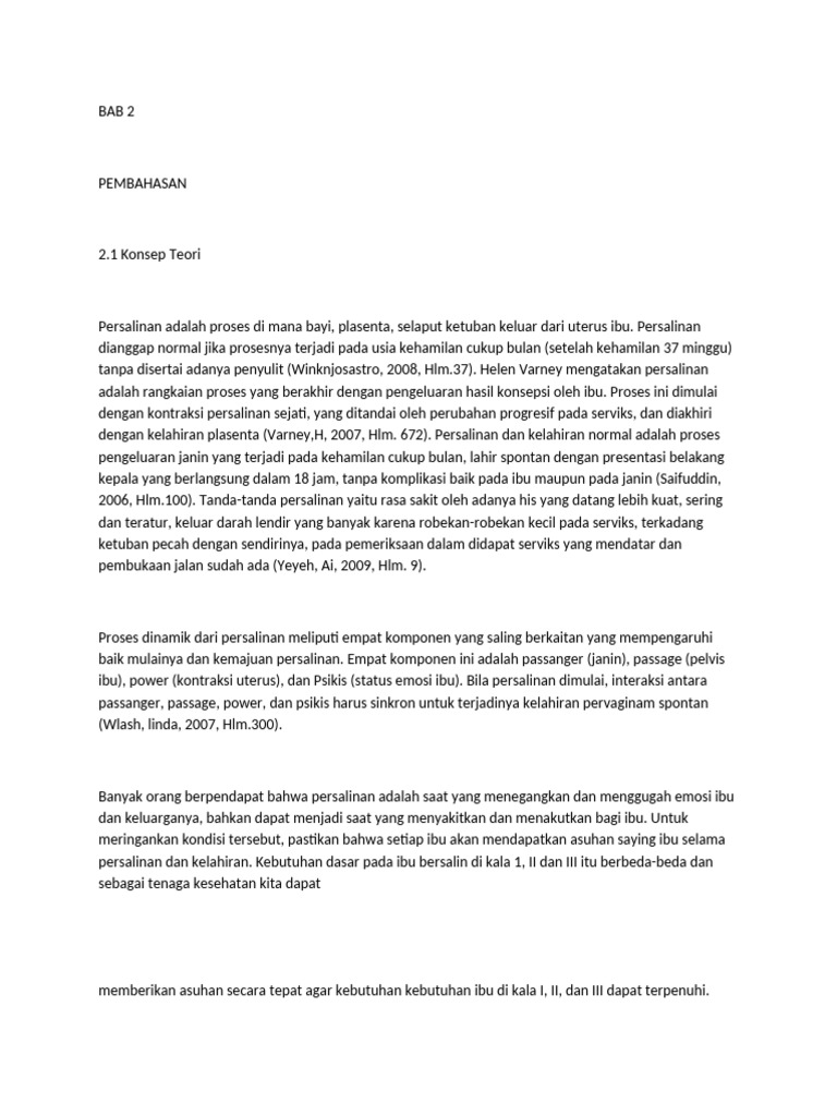 Makalah Askeb BBL | PDF