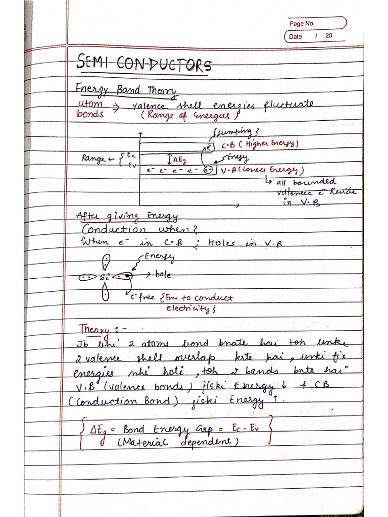Semiconductor Notes | PDF