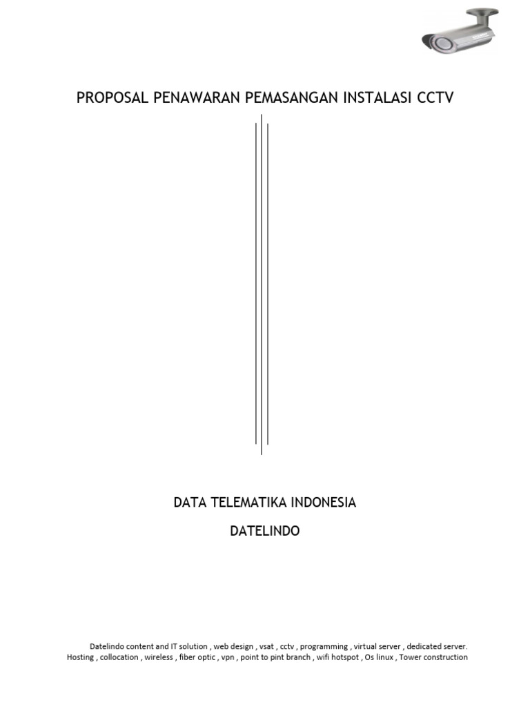Penawaran Pemasangan CCTV Sekolah | PDF